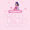 임신 주수와 출산분만 예정일 계산하기 Ft 네이버 여성 계산기 네이버 블로그